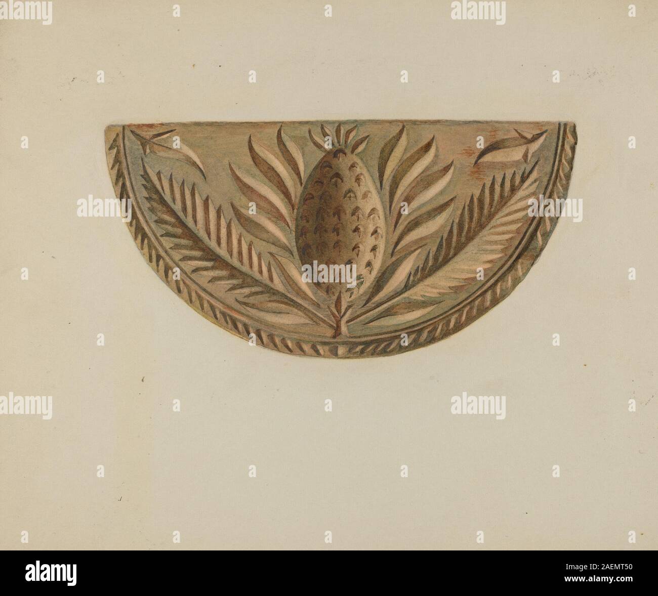 This circa 1938 Pennsylvania German butter mold by Roy Weber is a ...