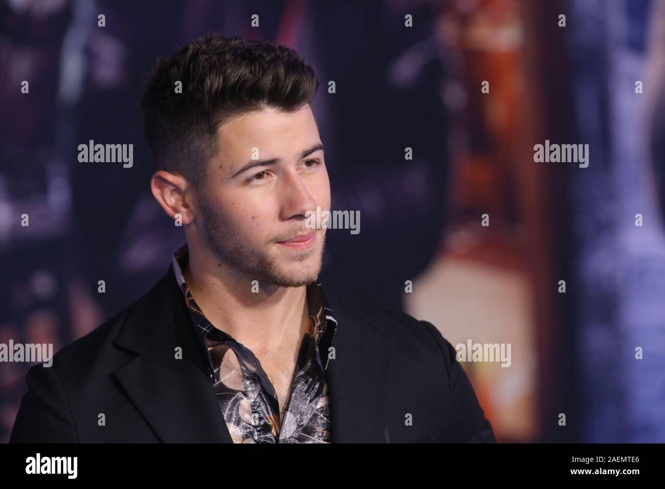 Los Angeles, USA. 09th Dec, 2019. Nick Jonas at Sony Pictures' "Jumanji ...