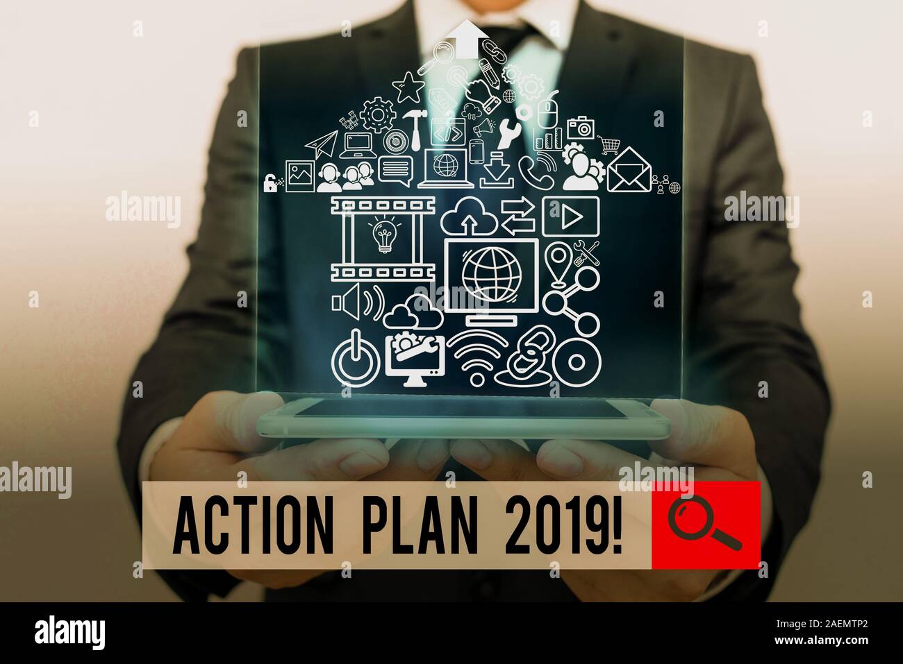 Conceptual hand writing showing Action Plan 2019. Concept meaning ...