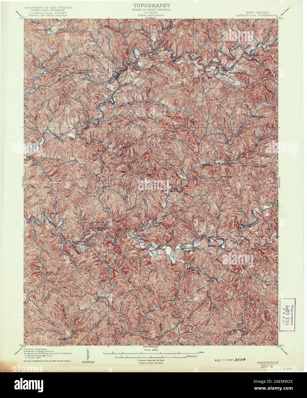 Map of harrisville hi-res stock photography and images - Alamy