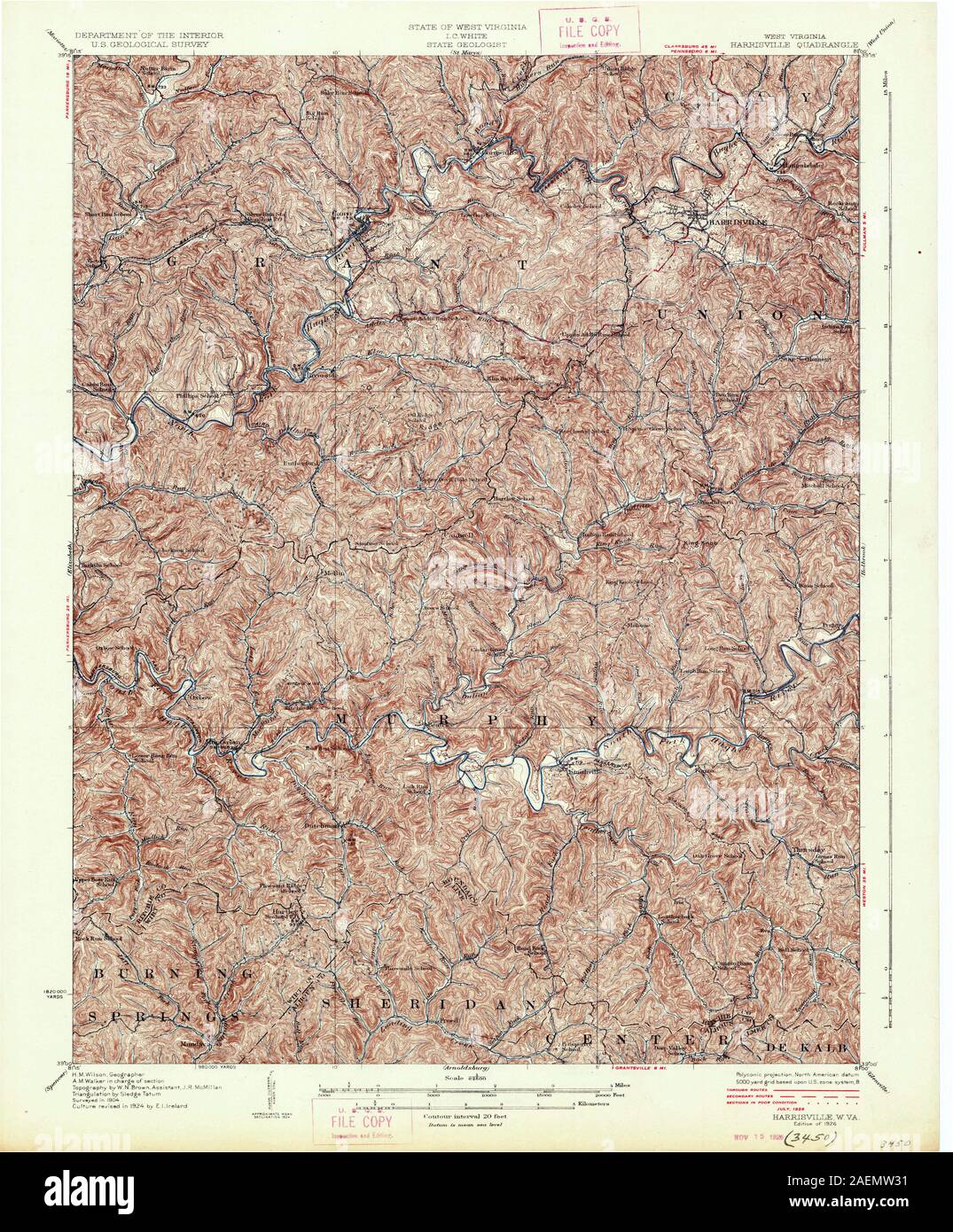Map of harrisville hi-res stock photography and images - Alamy