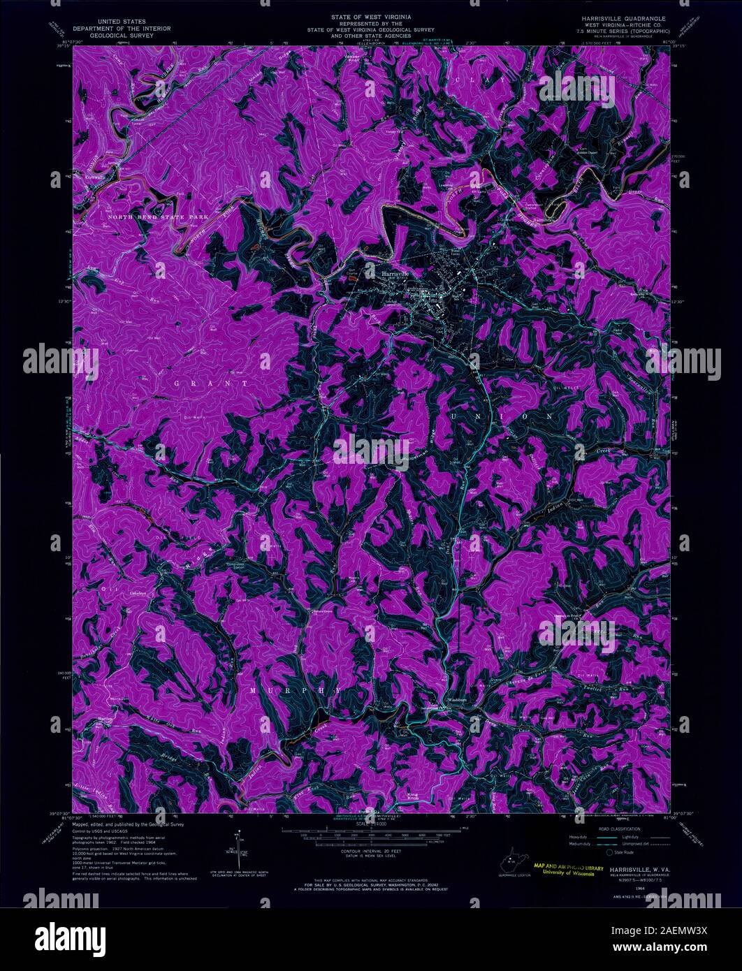 Map of harrisville hi-res stock photography and images - Alamy