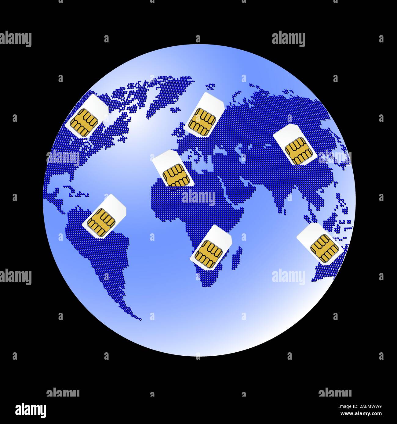 Connecting continents Stock Vector Images - Alamy