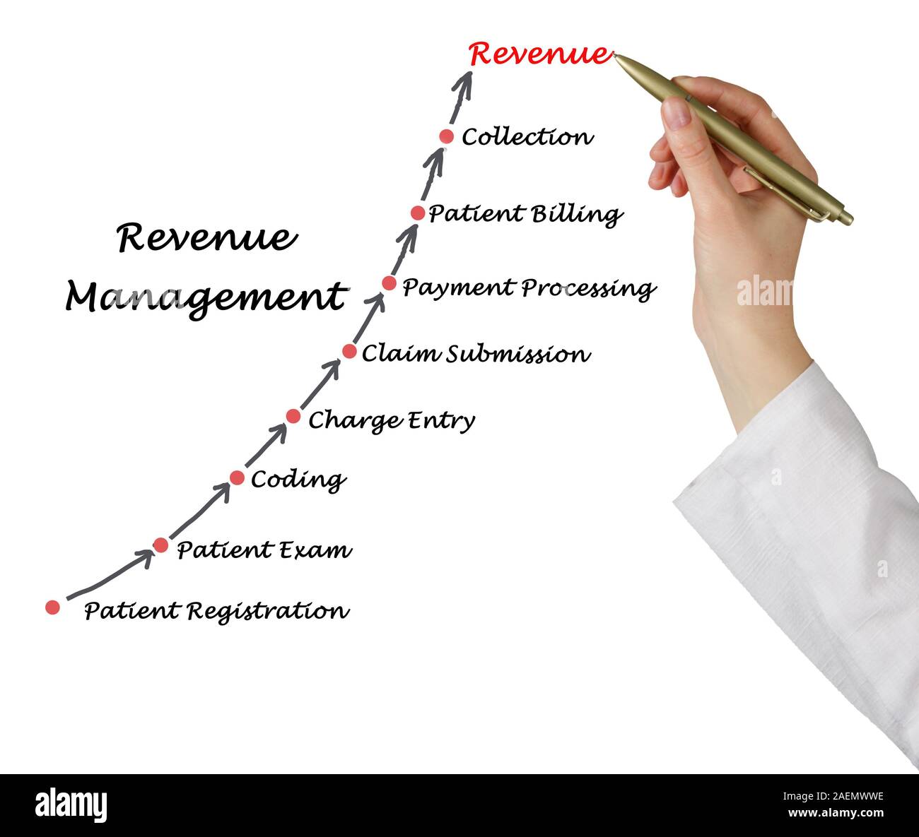 Diagram of Revenue Management Stock Photo - Alamy