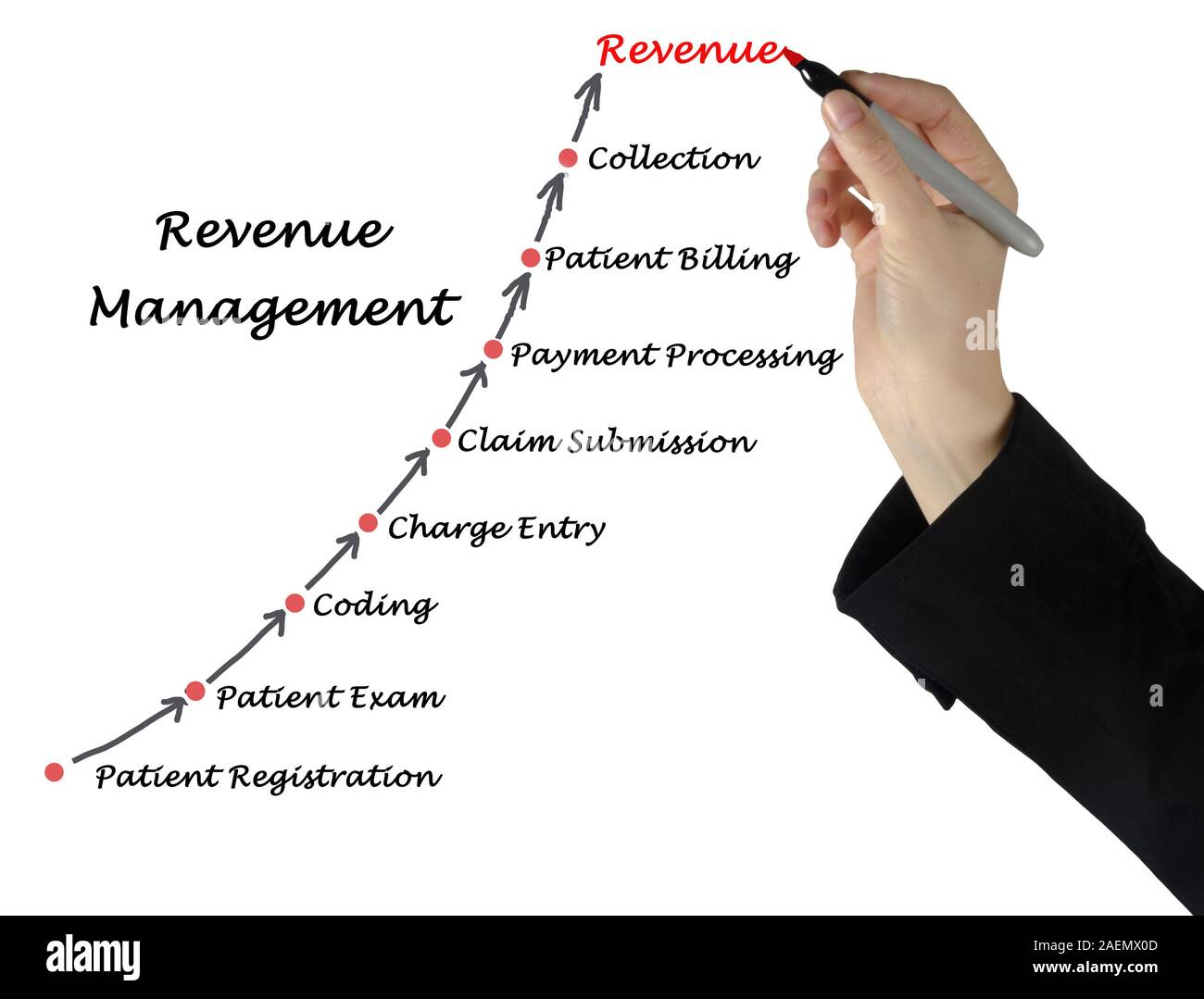Diagram of Revenue Management Stock Photo - Alamy