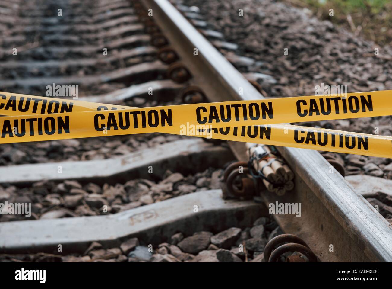 Police explosion tape hi-res stock photography and images - Alamy
