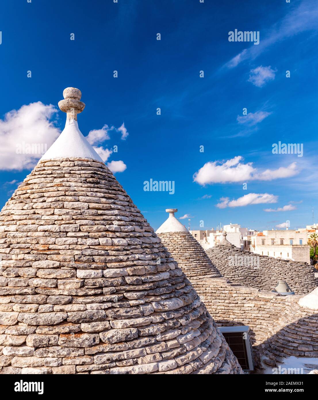Alberobello, Apulia. Famous Trulli homes Stock Photo - Alamy