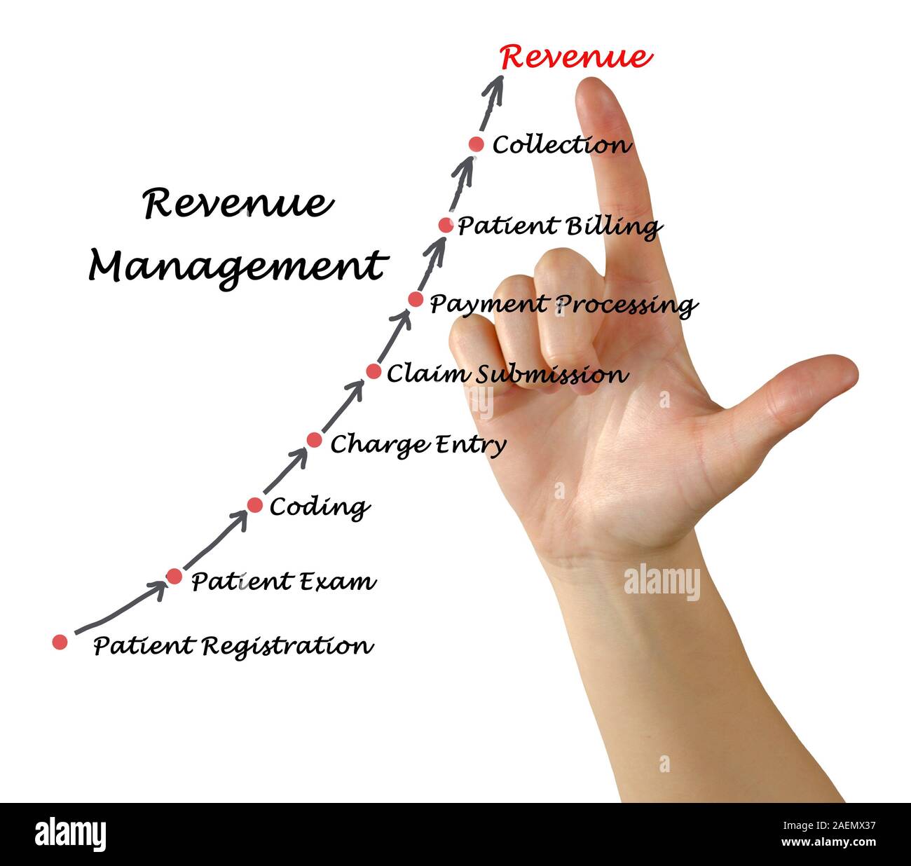 Diagram of Revenue Management Stock Photo - Alamy