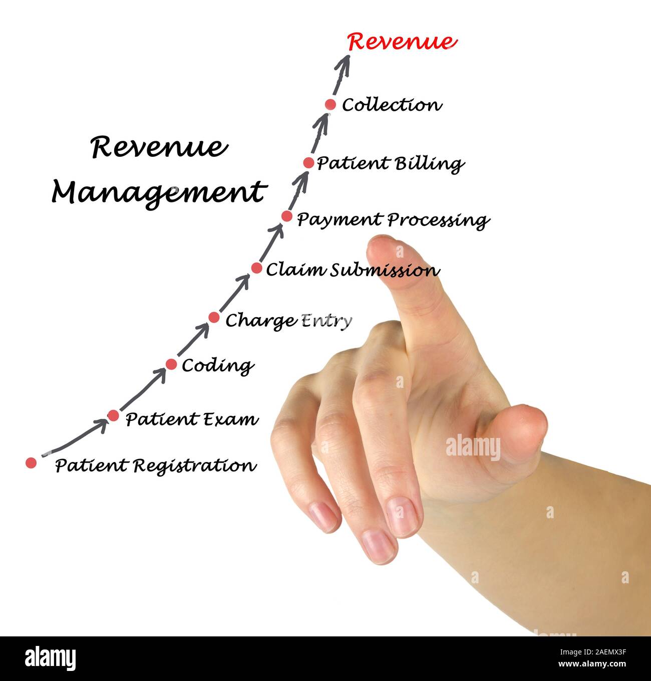 Diagram of Revenue Management Stock Photo - Alamy