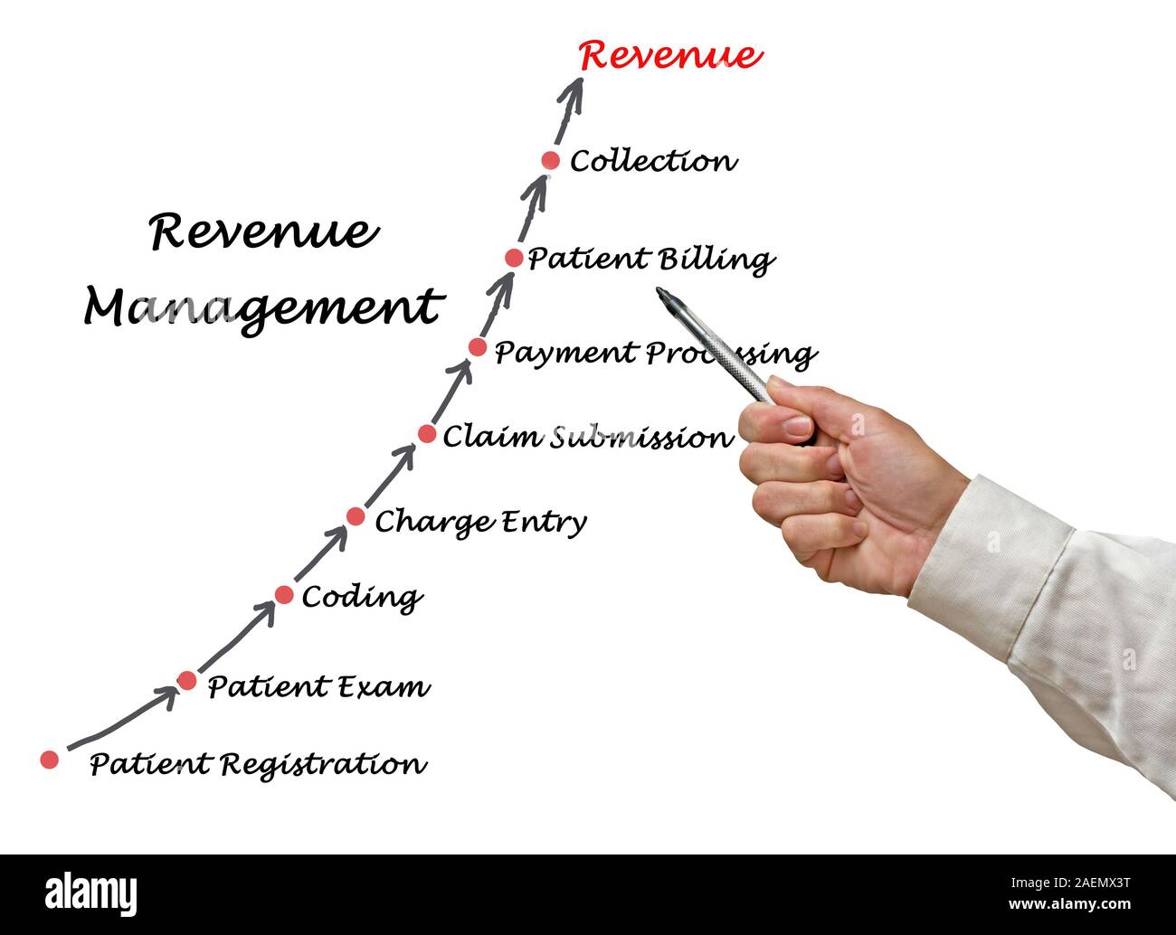 Diagram of Revenue Management Stock Photo - Alamy