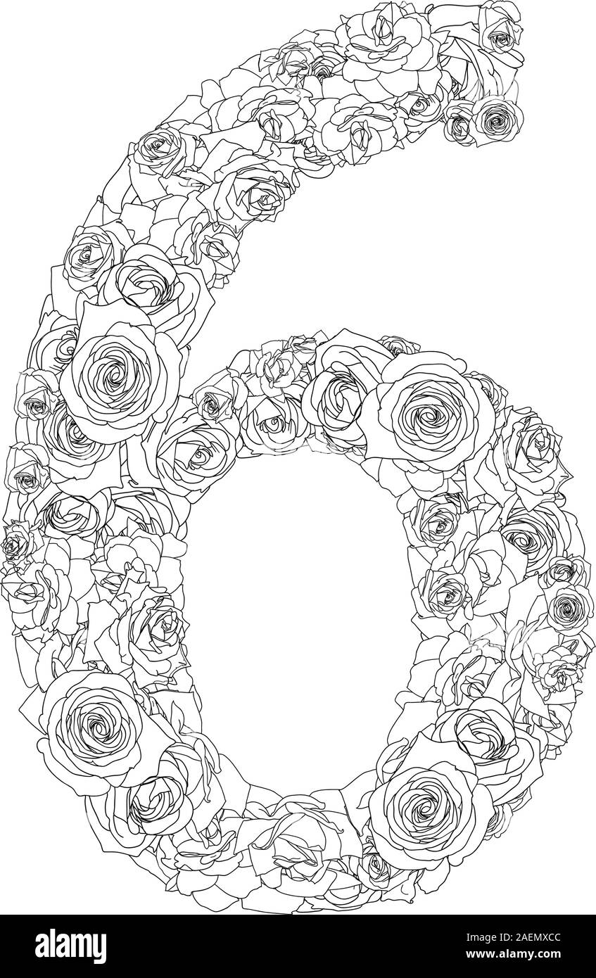 6 characters Stock Vector Images - Alamy