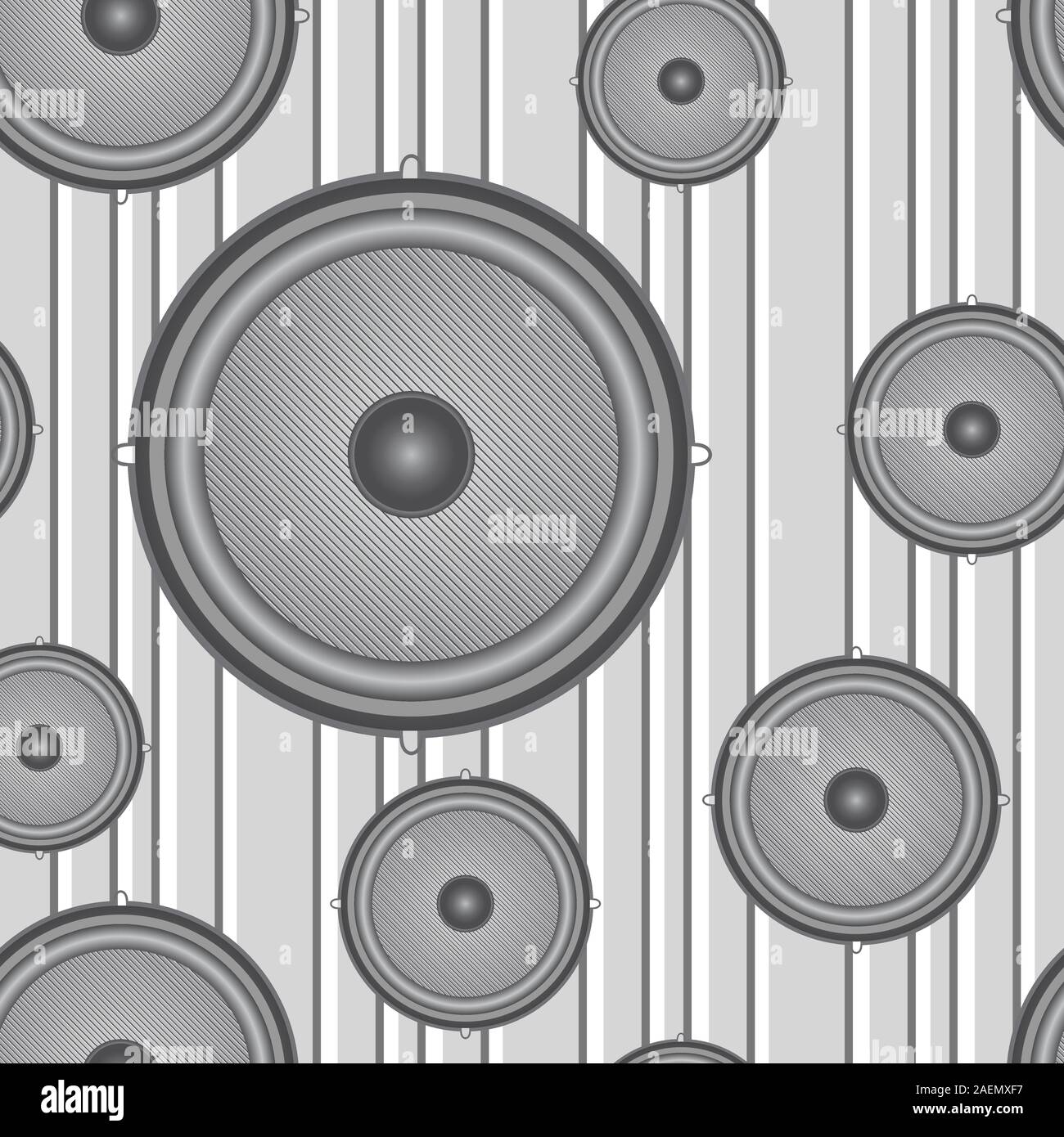 Speakers seamless background. Vector illustration Stock Vector Image ...