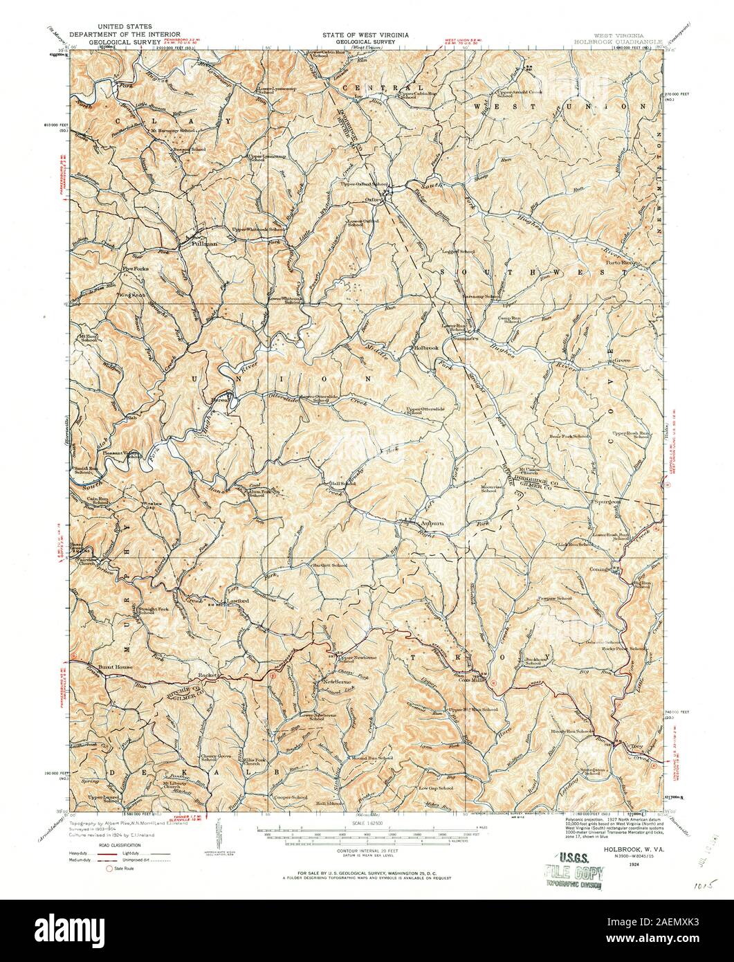 Map of holbrook Cut Out Stock Images & Pictures - Alamy