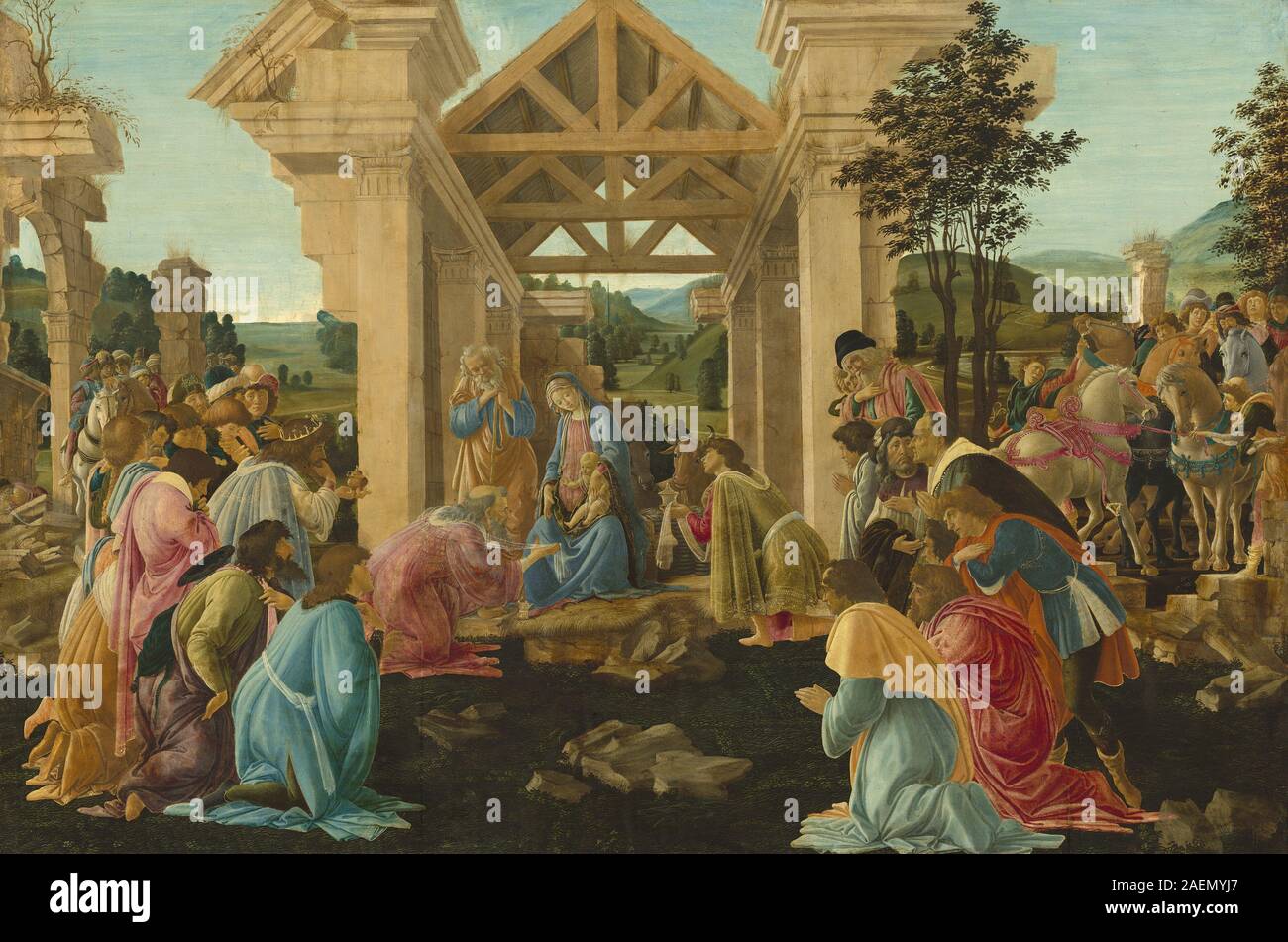Sandro Botticelli, The Adoration of the Magi, c 1478-1482, The Adoration of the Magi; c. 1478/ ...