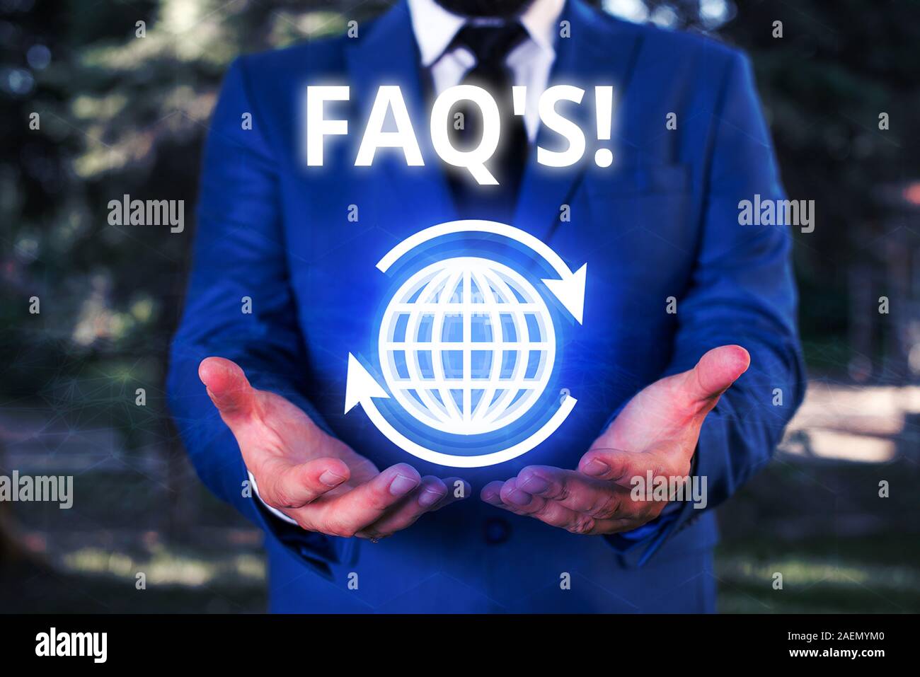 Conceptual hand writing showing Faq. Concept meaning a list of ...