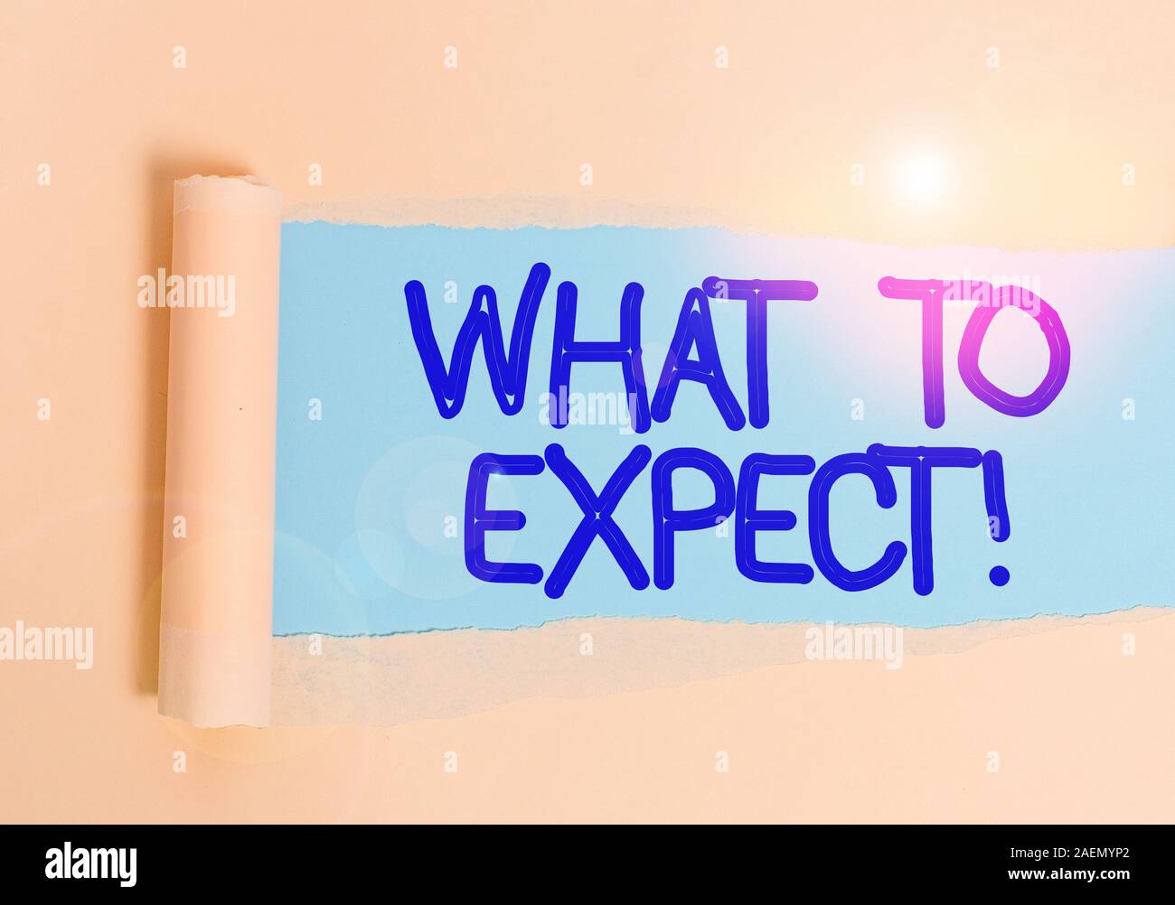 Handwriting text What To Expect. Conceptual photo asking about regard ...