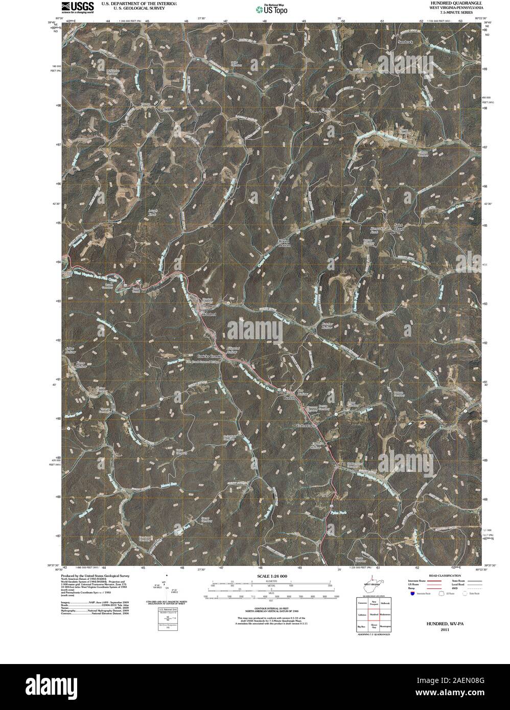 Hundred map Cut Out Stock Images & Pictures - Alamy