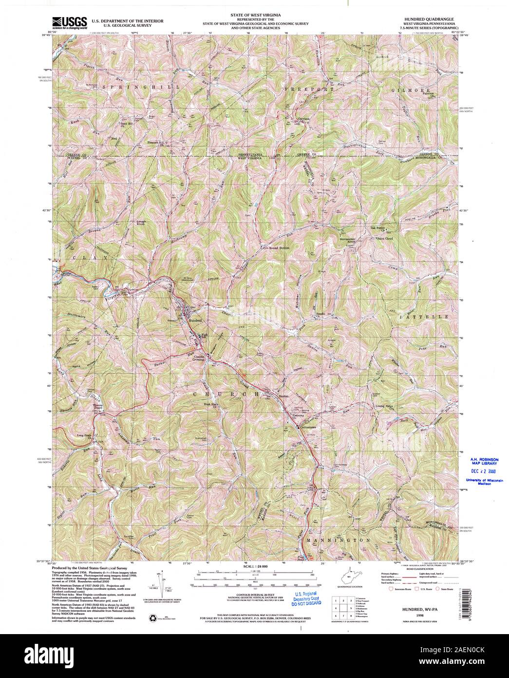 Hundred map Cut Out Stock Images & Pictures - Alamy