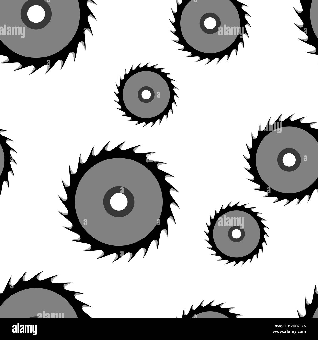 Circular saw blade seamless wallpaper, vector illustration Stock Vector ...