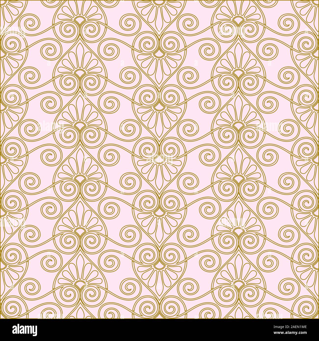 Seamless wallpaper from abstract smooth forms Stock Vector Image & Art ...