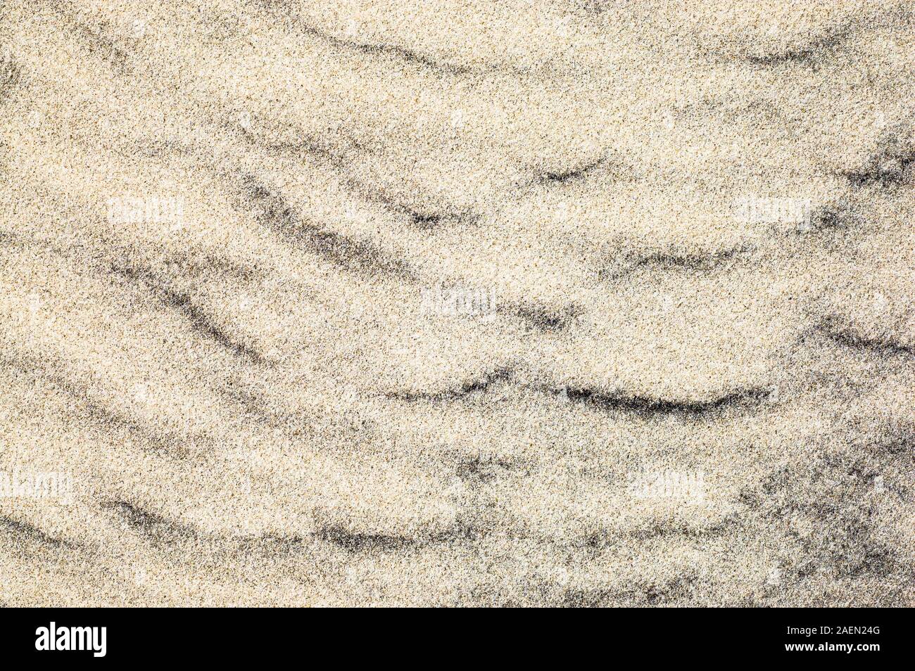 Background of sand, texture, sandy waves on the beach, pattern in ...