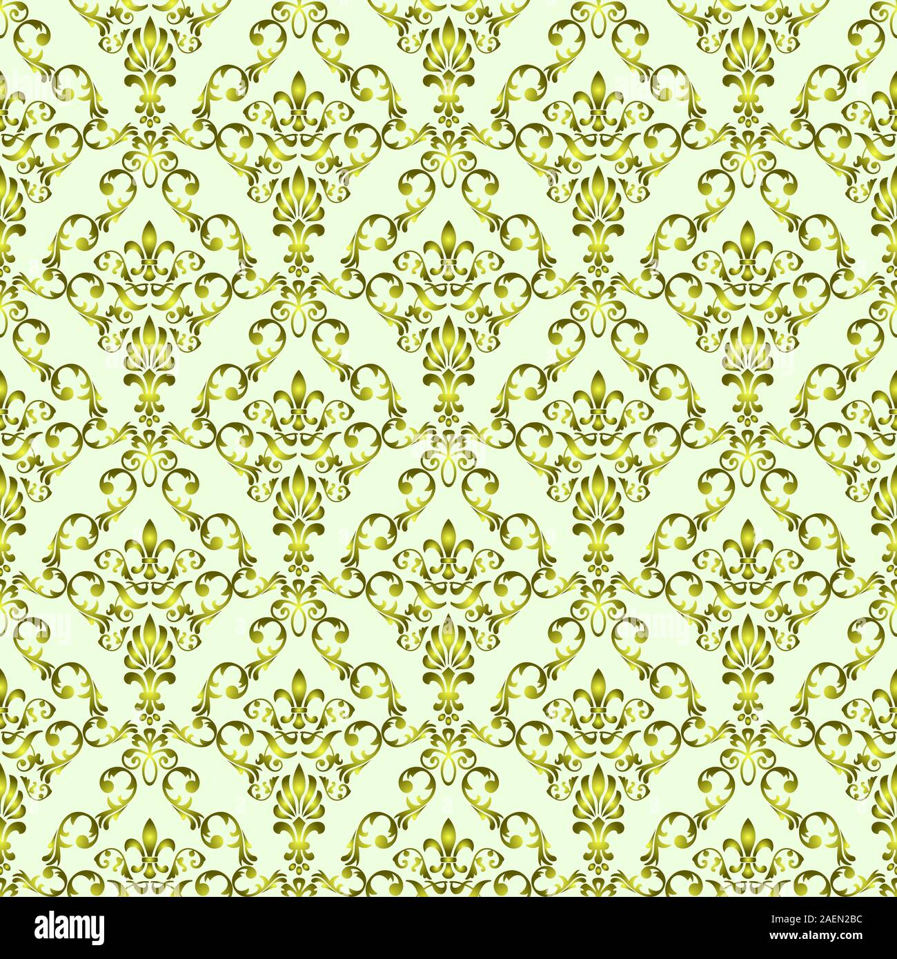 Seamless wallpaper pattern from abstract smooth forms, vector Stock ...