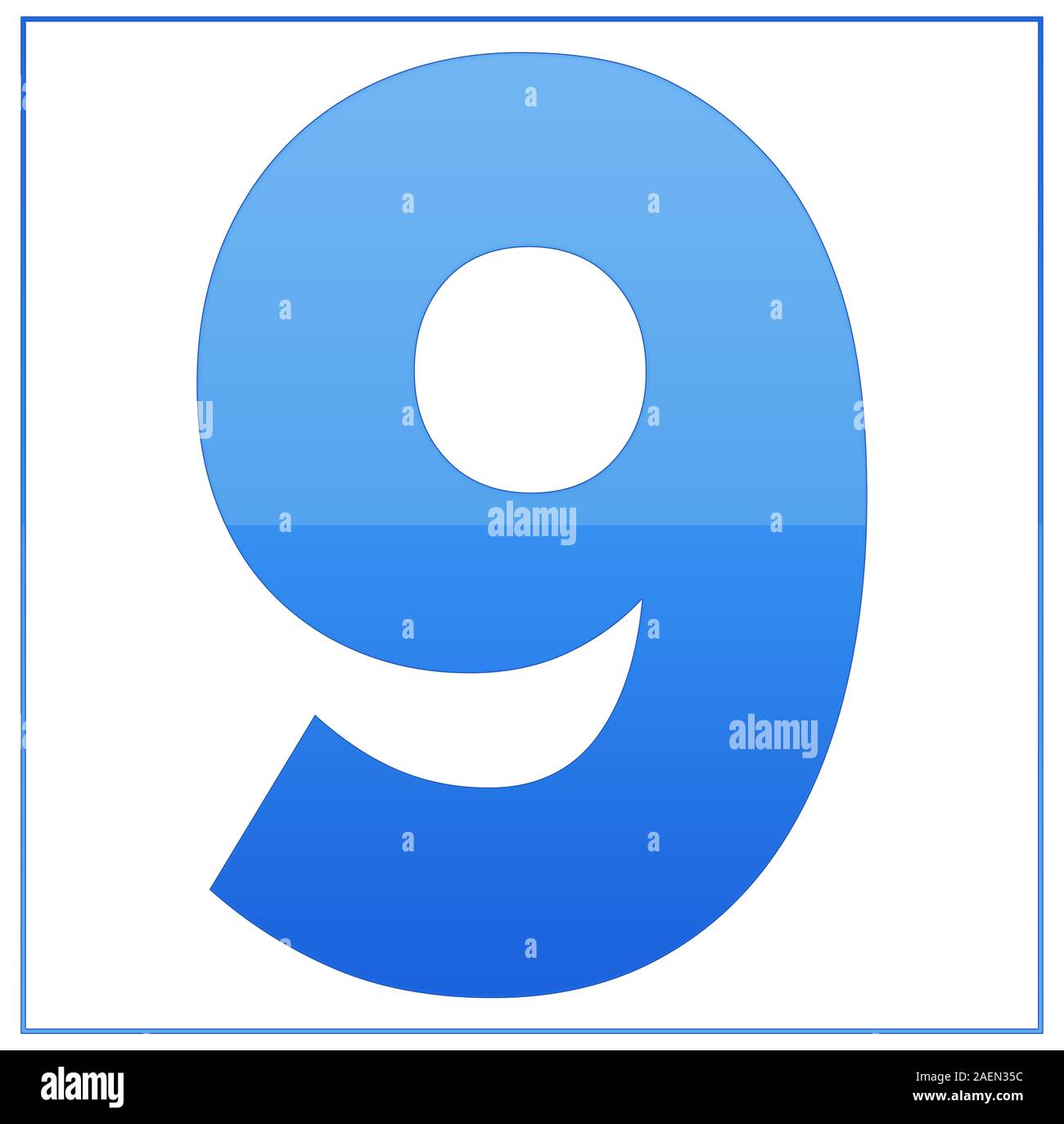 Number upside down Cut Out Stock Images & Pictures - Alamy