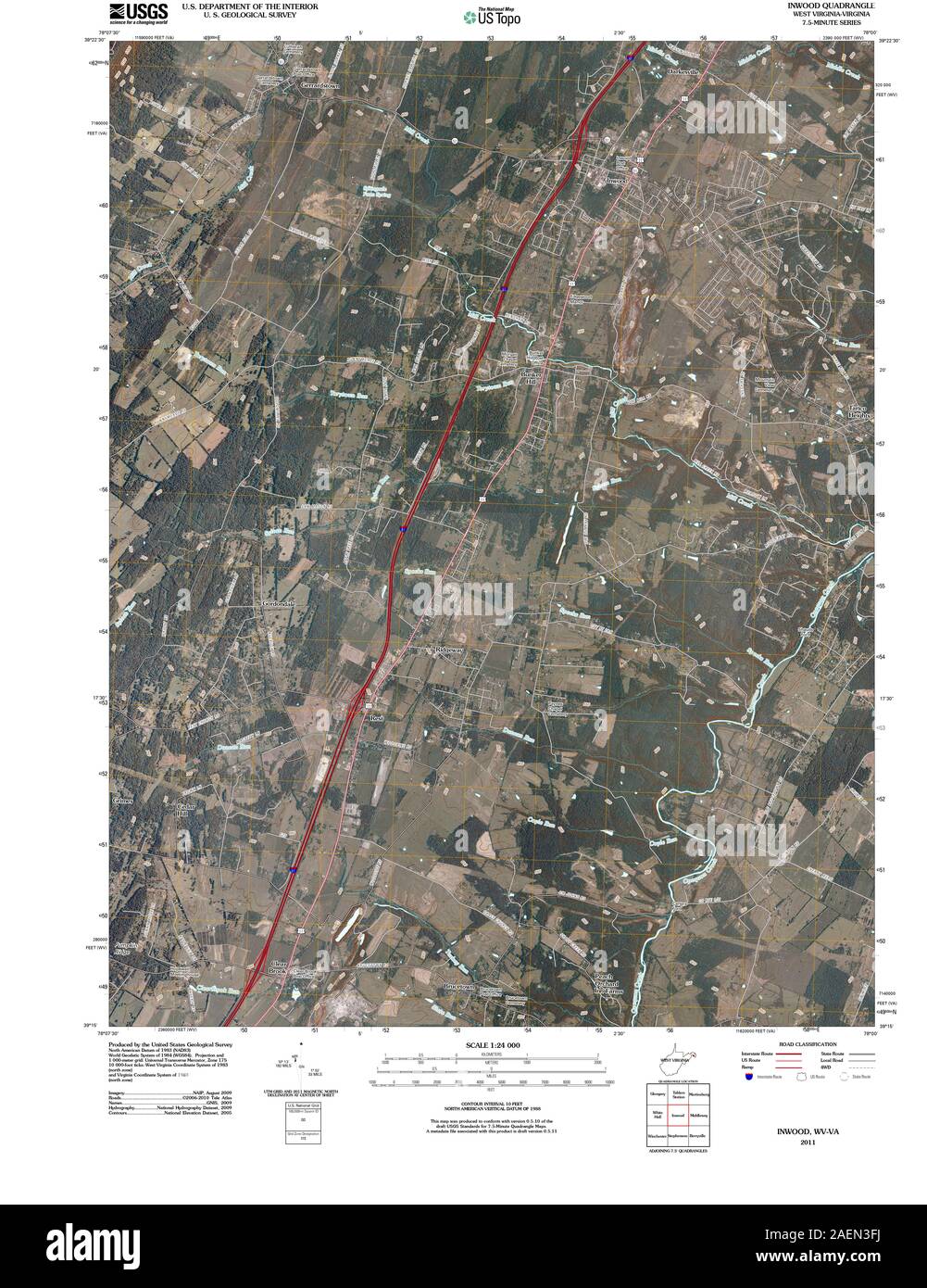 Map of inwood hi-res stock photography and images - Alamy