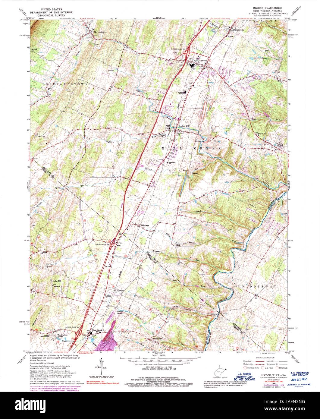 Map of inwood hi-res stock photography and images - Alamy