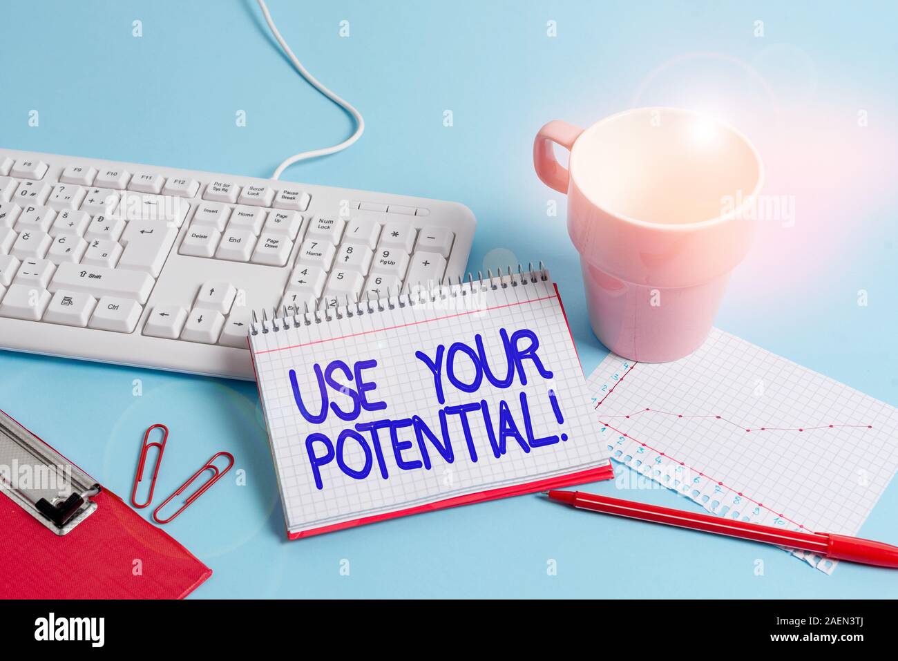 Word writing text Use Your Potential. Business photo showcasing achieve ...