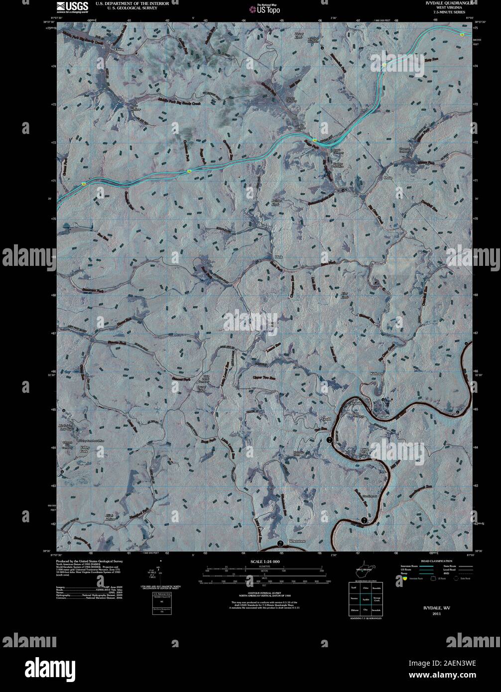 Ivydale map hi-res stock photography and images - Alamy