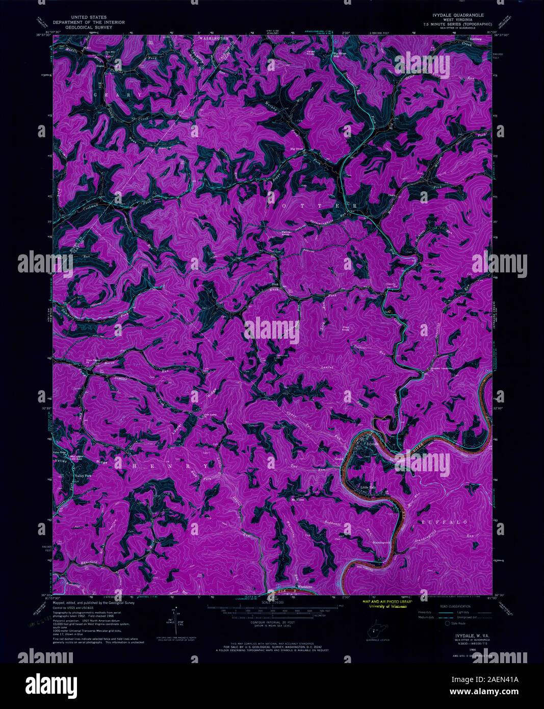 Map of ivydale hi-res stock photography and images - Alamy