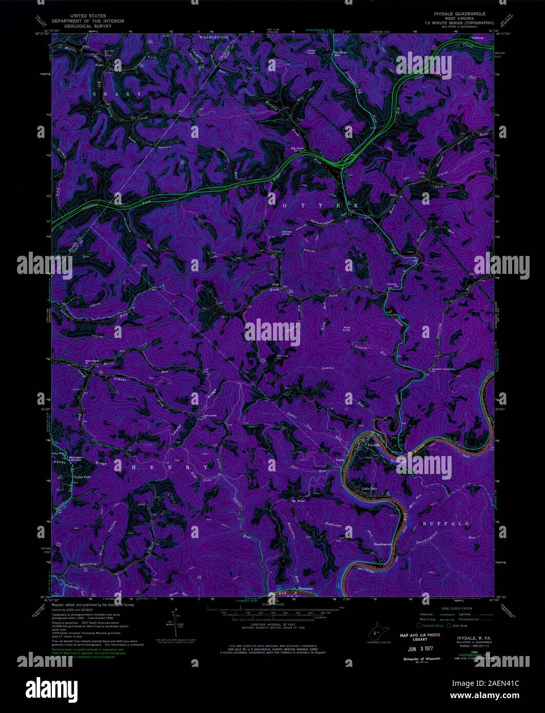 Map of ivydale hi-res stock photography and images - Alamy