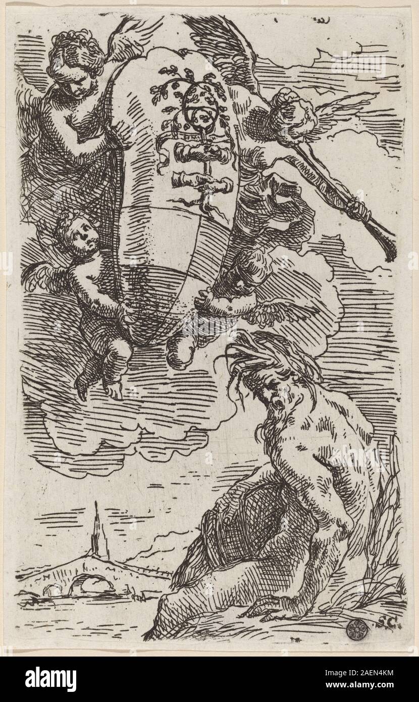 Simone Cantarini, Frontispiece with Coat of Arms, Frontispiece with ...