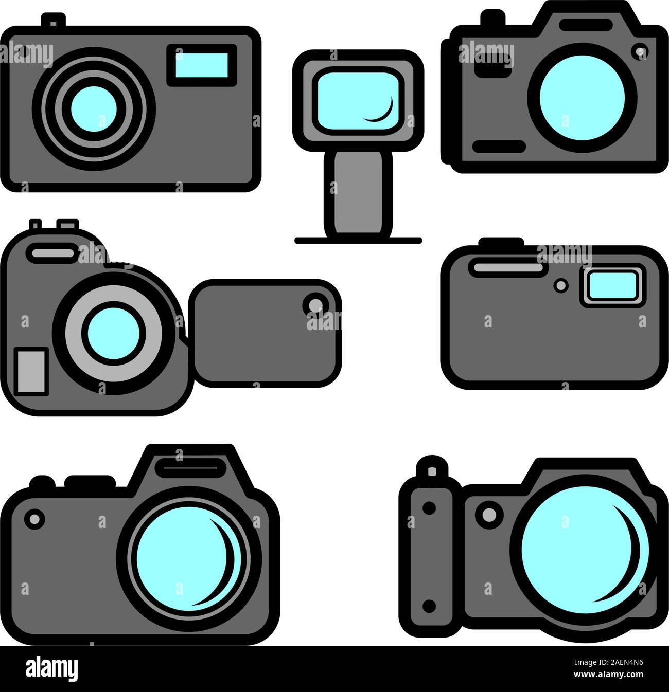 Cinema cameras Stock Vector Images - Alamy