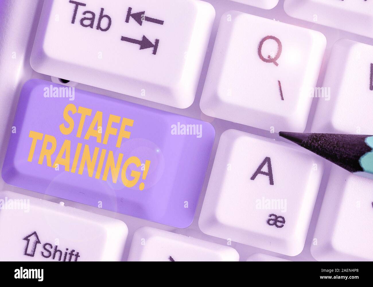 Handwriting text Staff Training. Conceptual photo learn specific ...