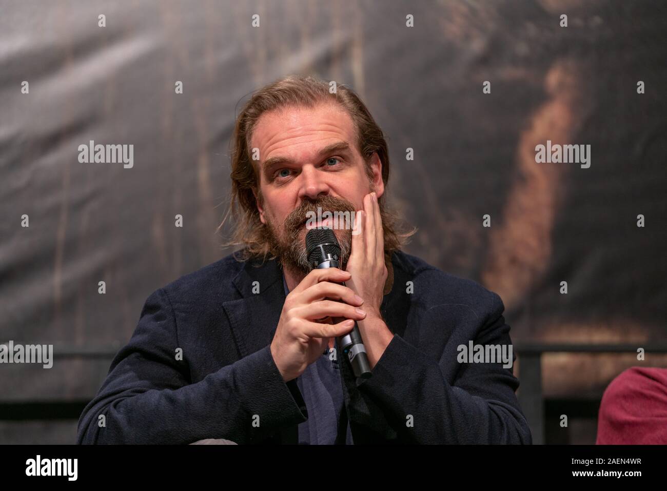 DORTMUND, GERMANY - December 7th 2019: David Harbour (*1975, American ...