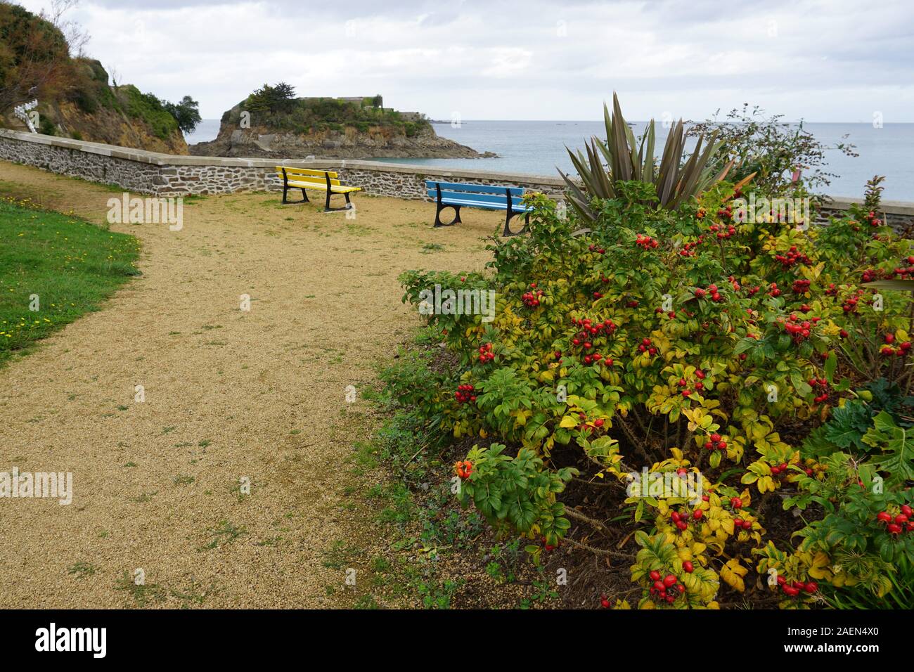 Coastal benches hi-res stock photography and images - Alamy