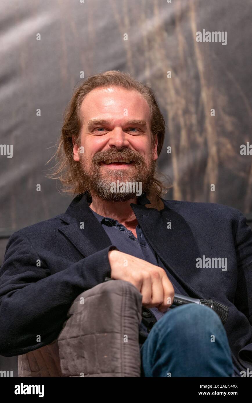 DORTMUND, GERMANY - December 7th 2019: David Harbour (*1975, American ...