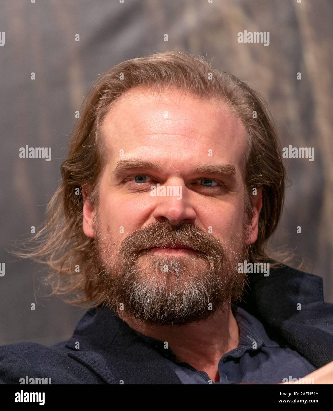 DORTMUND, GERMANY - December 7th 2019: David Harbour (*1975, American ...