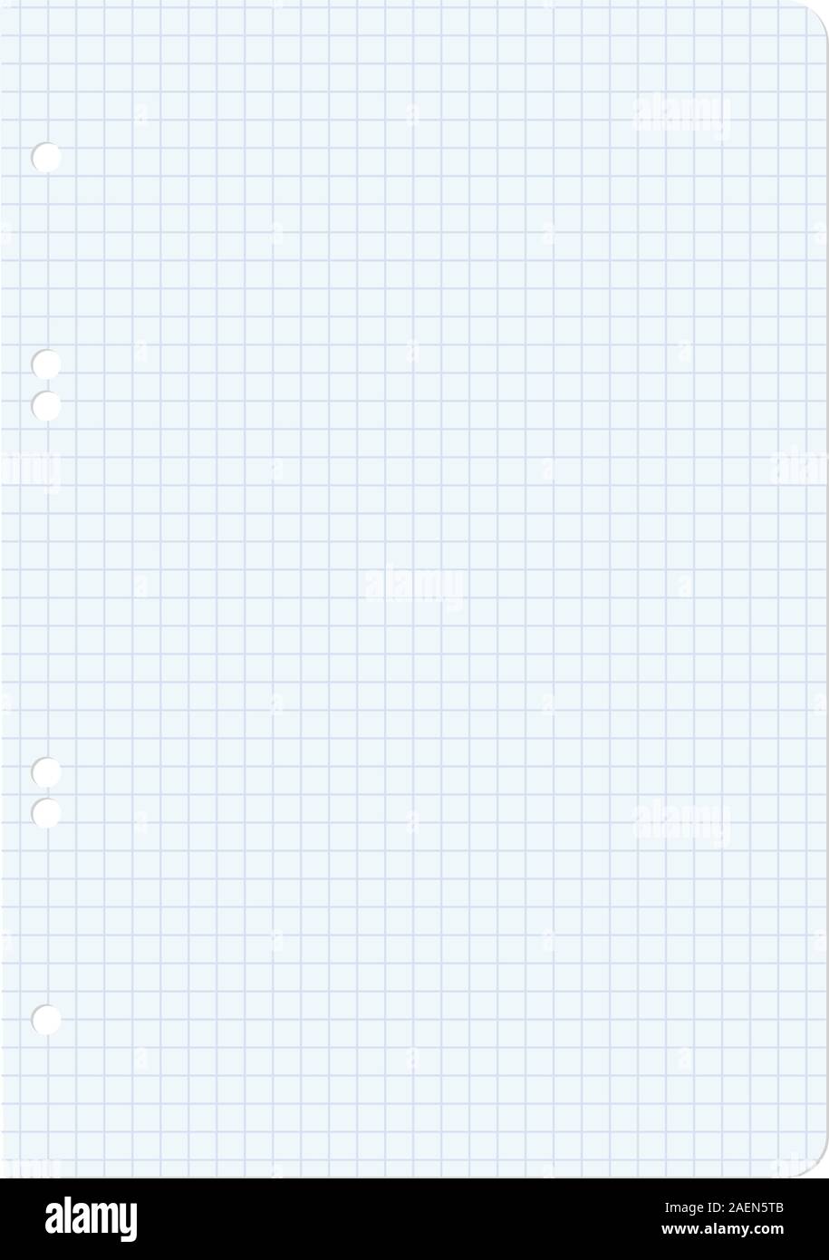 White squared blank white paper sheet. Vector illustration Stock Vector ...