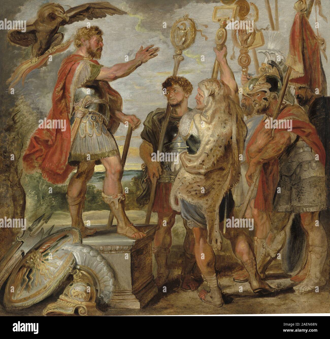 Sir Peter Paul Rubens, Decius Mus Addressing the Legions, probably 1616 ...