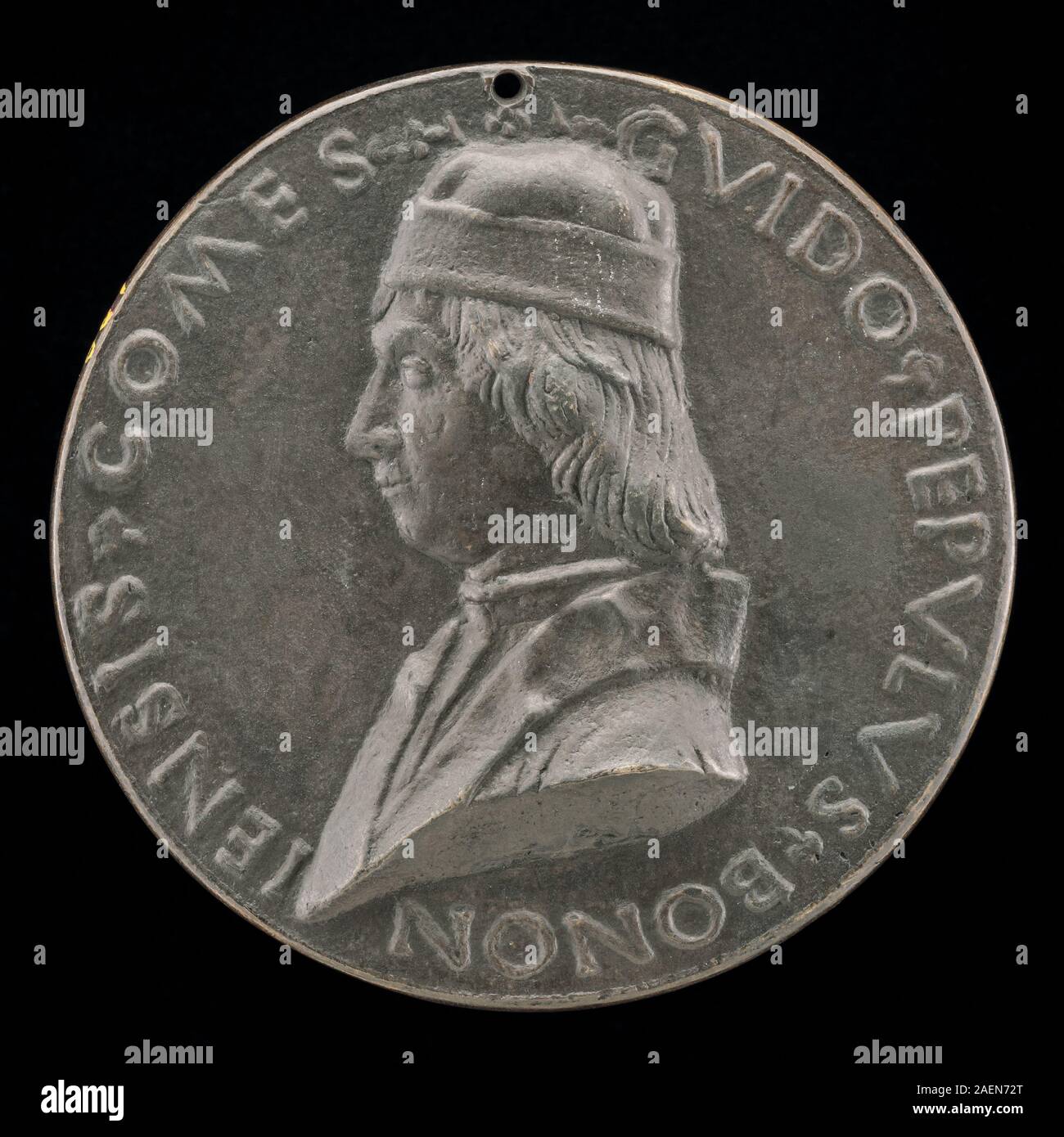 A medal or coin by Sperandio depicting Guido Pepoli, Noble of Bologna ...