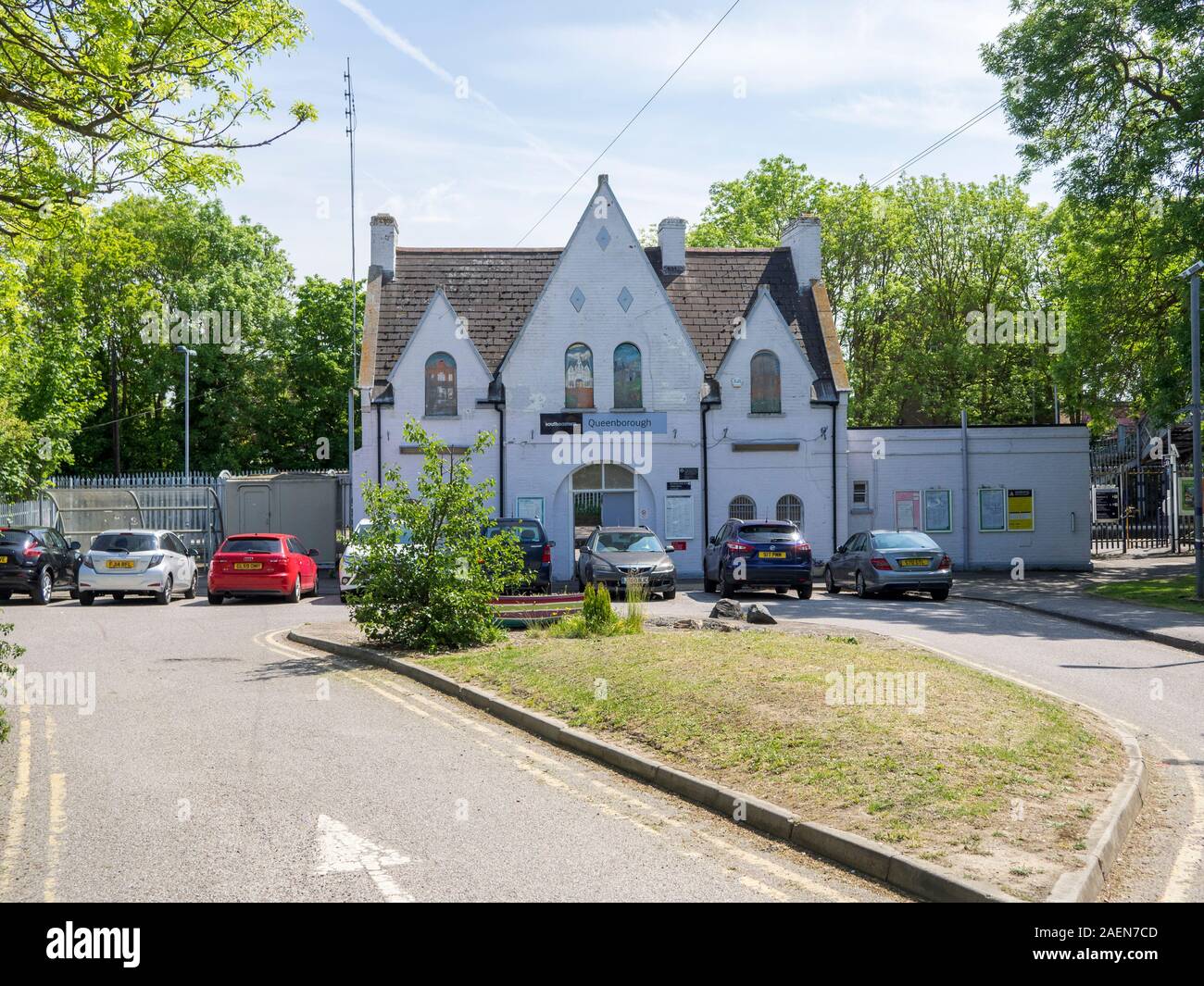 Queenborough train station in Kent, UK Stock Photo - Alamy