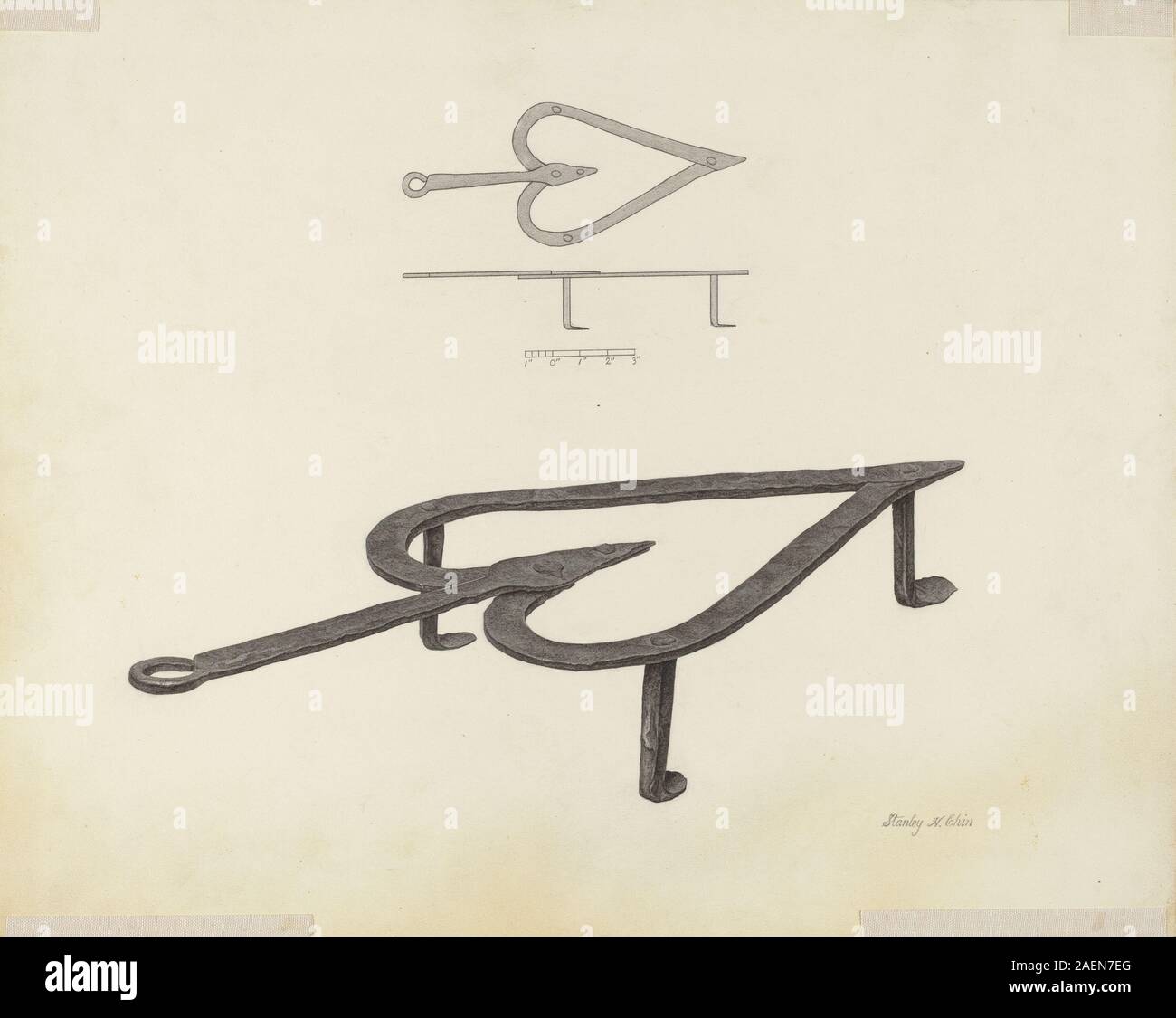 Stanley Chin, Trivet, c 1941, Trivet; c. 1941 Stock Photo - Alamy