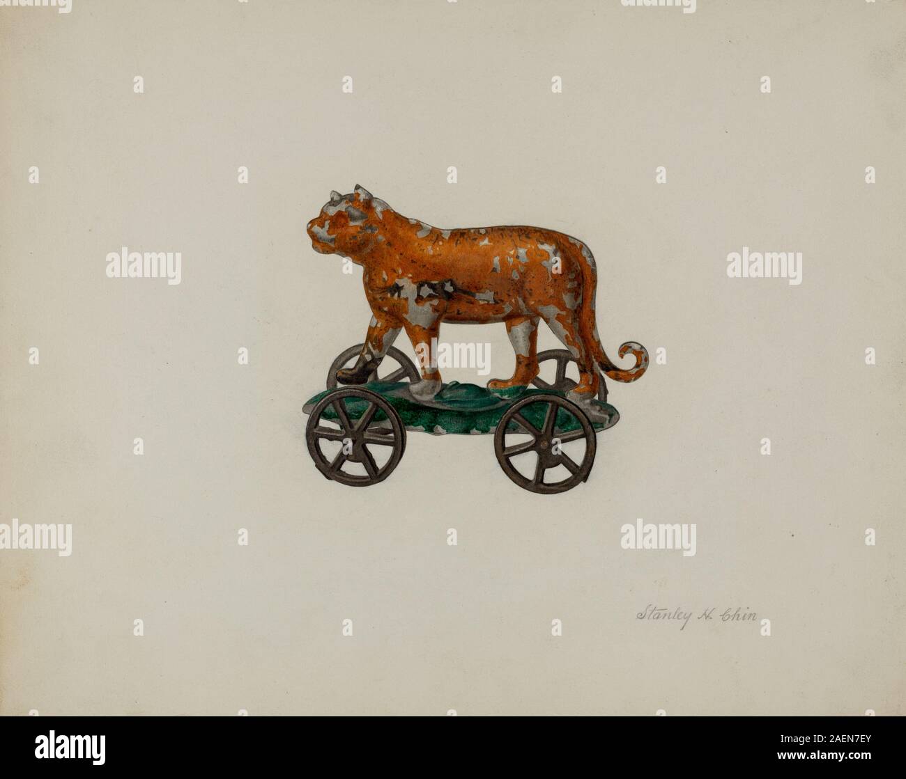 Stanley Chin, Toy Animal, c 1941, Toy Animal; c. 1941 Stock Photo - Alamy