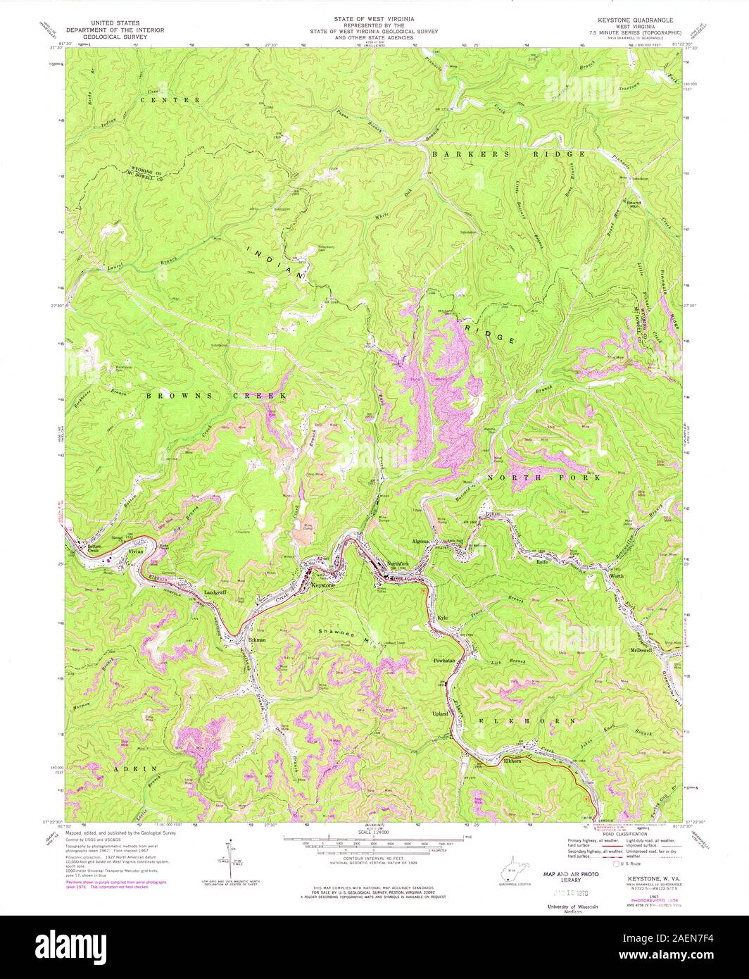 Keystone map Cut Out Stock Images & Pictures - Alamy