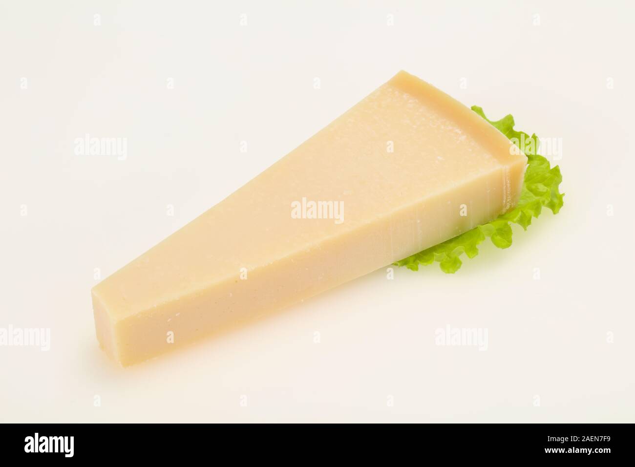 Italian traditional parmesan cheese triangle served salad Stock Photo ...