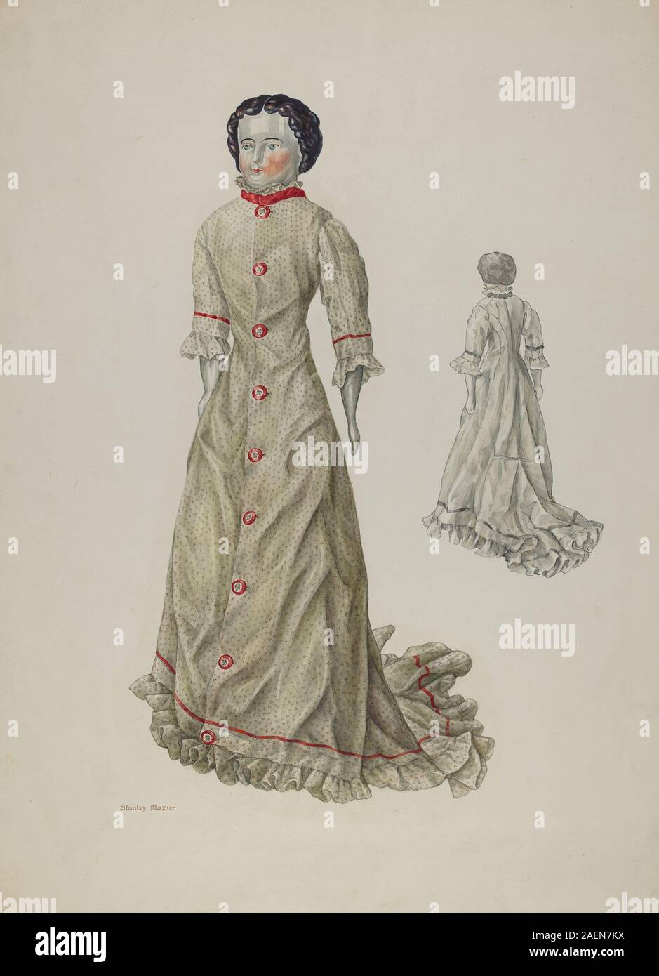 Stanley Mazur, Doll - Mabel Ellis, c 1941, Doll - Mabel Ellis; c. 1941 ...