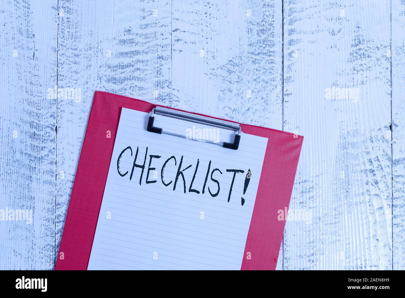 Word writing text Checklist. Business photo showcasing list items ...